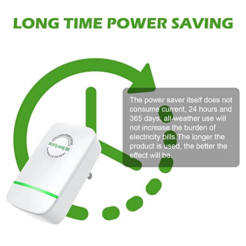 Pro Power Saver,Energy Saver Household Power Saver Electricity Saving Box and High Efficiency Household Office Market Device Electric Smart US Plug 90V-250V 30KW（4 Pack ）