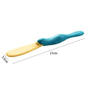 Silicone Jar Spatula Non-Stick Rubber Scraper, Sauce Jar Silicone Scraper Jam Spatula, Bread Butter Spreader, Heat Resistant Spatula Silicone Scraper for Jars