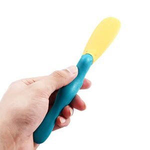 Silicone Jar Spatula Non-Stick Rubber Scraper, Sauce Jar Silicone Scraper Jam Spatula, Bread Butter Spreader, Heat Resistant Spatula Silicone Scraper for Jars