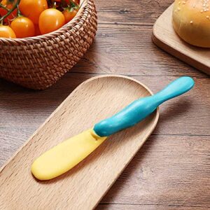 Silicone Jar Spatula Non-Stick Rubber Scraper, Sauce Jar Silicone Scraper Jam Spatula, Bread Butter Spreader, Heat Resistant Spatula Silicone Scraper for Jars