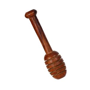 lx lekhx honey dipper wooden stick- honey dipper honeycomb stick honeycomb spoon charcuterie utensils honey spoon honey server honey stirrer honey wooden dipper 4 inch wedding party gift craft 1 piece