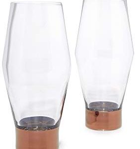 Tom Dixon Tank Beer Glasses, Copper, One Size