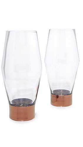 Tom Dixon Tank Beer Glasses, Copper, One Size