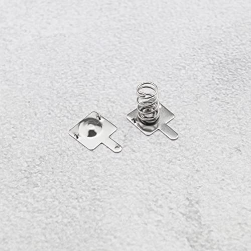 30 Pair AA AAA Battery Spring Plate Battery Positive Negative Conversion Spring Contact Nickeling Plate Accessories for Toy Cars Battery Radio Remote Control