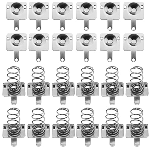 30 Pair AA AAA Battery Spring Plate Battery Positive Negative Conversion Spring Contact Nickeling Plate Accessories for Toy Cars Battery Radio Remote Control