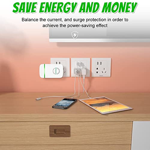 LELE MENG COW Household Power Saver, 2023 New Power Saver Save Power Electricity Saver, Power Save Device Electricity Saving Box Household Office Market Device Electric US Plug (2Pcs)