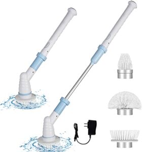 Bilim Cordless Long Handle Electric Mop, Household Cleaning Tool, Portable Spin Scrubber,for Bathroom/Wall/Tile Floor/Bathtub/Baseboard/Toilet/Kitchen