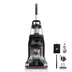 hoover powerscrub xl pet carpet cleaner machine, upright shampooer, fh68002, black