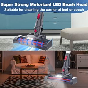 Cordless Vacuum Cleaner, Cordless Vacuum with 25Kpa Super Suction, 210W Brushless Motor 4-in-1 Powerful Lightweight Vacuum Cleaner, Up to 35 Mins Runtime, for Home Hard Floor Carpet Pet Hair