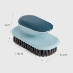 LEIGE Handle Laundry Brush Soft Shoe Brush Household Clothes Shoe Brush Household Brush Plastic Small Brush (Color : C, Size : 11.5 * 6.5 * 6cm)