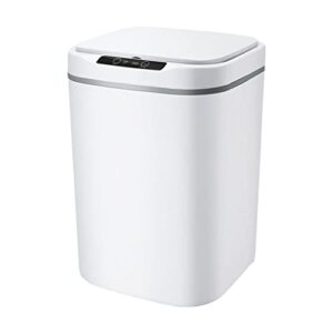 wenlii touch-free trash cans smart infrared motion sensor waste bin for kitchen bathroom garbage car storage box