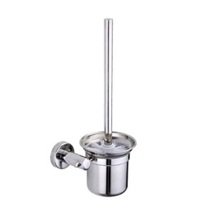 Toilet Brush Toilet, Toilet Brush Holder Toilet Brush and Holder Wall-Mounted Toilet Brush and Holder Stainless Steel Toilet Brush Set Bathroom Toilet Long ma Bathroom Accessories