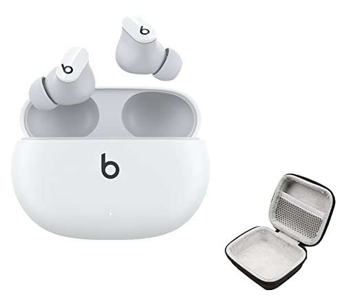 Beats_by_dre Beats Studio Buds Totally Wireless Active Noise Cancelling (ANC) Earbuds Bundle with Case (White)