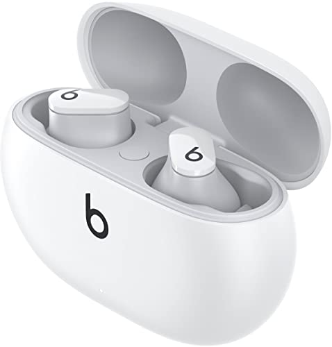 Beats_by_dre Beats Studio Buds Totally Wireless Active Noise Cancelling (ANC) Earbuds Bundle with Case (White)