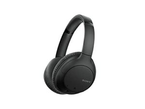 sony noise cancelling headphones whch710n: wireless bluetooth over the ear headset with mic for phone-call, black