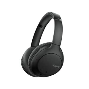 Sony Noise Cancelling Headphones WHCH710N: Wireless Bluetooth Over the Ear Headset with Mic for Phone-Call, Black