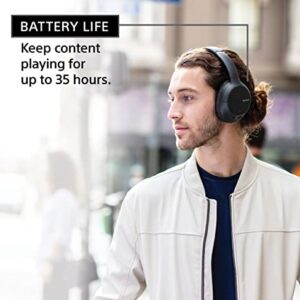 Sony Noise Cancelling Headphones WHCH710N: Wireless Bluetooth Over the Ear Headset with Mic for Phone-Call, Black