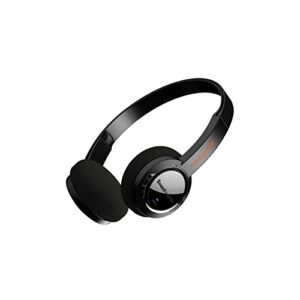 sound blaster jam v2 on-ear lightweight bluetooth 5.0 wireless headphones with usb-c, aptx low latency, aptx hd, multipoint connectivity, voice detection and noise reduction, 22 hours battery life