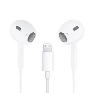 apple earbuds iphone headphones [apple mfi certified] earphones with lightning connector (built-in microphone & volume control) compatible with iphone 14/13/12/11/xr/xs/x/8/7 support all ios system