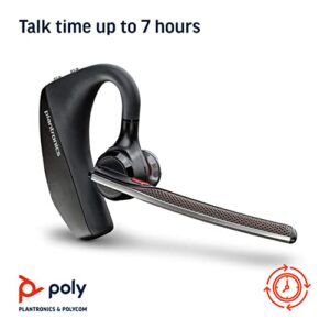 Plantronics - Voyager 5200 UC (Poly) - Bluetooth Single-Ear (Monaural) Headset - USB-A Compatible to connect to your PC and/or Mac - Works with Teams, Zoom & more - Noise Canceling