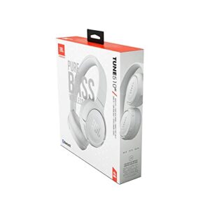 JBL Tune 510BT: Wireless On-Ear Headphones with Purebass Sound - White