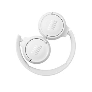 JBL Tune 510BT: Wireless On-Ear Headphones with Purebass Sound - White