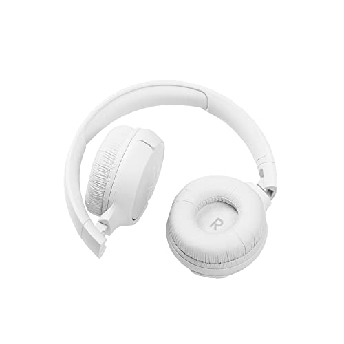 JBL Tune 510BT: Wireless On-Ear Headphones with Purebass Sound - White