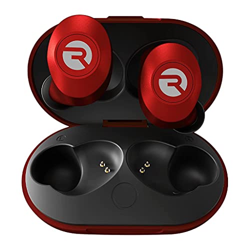 Raycon The Everyday Bluetooth Wireless Earbuds with Microphone- Stereo Sound in-Ear Bluetooth Headset True Wireless Earbuds 32 Hours Playtime (Matte Red)