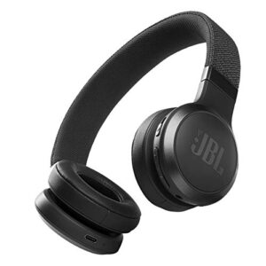 jbl live 460nc – wireless on-ear noise cancelling headphones with long battery life and voice assistant control – black