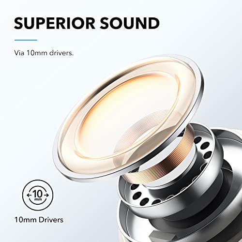 Soundcore by Anker Life P3i Hybrid Active Noise Cancelling Earbuds, 4 Mics, AI-Enhanced Calls, 10mm Drivers, Powerful Sound, App for Custom EQ, 36H Playtime, Fast Charging, Transparency, Bluetooth 5.2