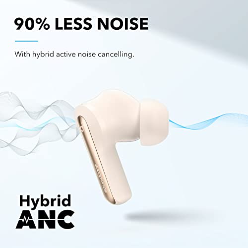 Soundcore by Anker Life P3i Hybrid Active Noise Cancelling Earbuds, 4 Mics, AI-Enhanced Calls, 10mm Drivers, Powerful Sound, App for Custom EQ, 36H Playtime, Fast Charging, Transparency, Bluetooth 5.2