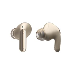 LG TONE Free True Wireless Bluetooth FP9E - Active Noise Cancelling Earbuds with UVnano Charging Case, Haze Gold