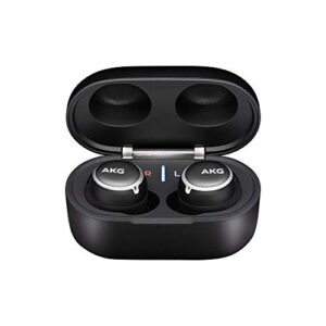 akg n400 true wireless bluetooth earphones anc canal type (black)