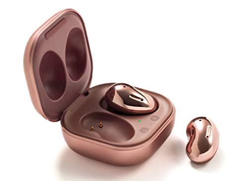 Samsung Galaxy Buds Live ANC TWS Open Type Wireless Bluetooth 5.0 Earbuds for iOS & Android, 12mm Drivers, International Model - SM-R180 (Buds Only, Mystic Bronze)