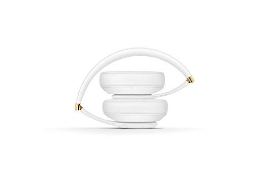 Beats Studio3 Wireless Noise Cancelling On-Ear Headphones - Apple W1 Headphone Chip, Class 1 Bluetooth, Active Noise Cancelling, 22 Hours Of Listening Time - White (Previous Model)