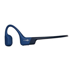 Aftershokz Aeropex (Rebranded as Shokz OpenRun) - Open-Ear Bluetooth Bone Conduction Sport Headphones - Sweat Resistant Wireless Earphones for Workouts and Running - Built-in Mic