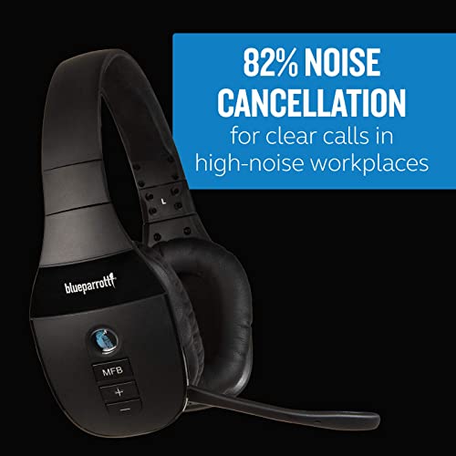 BlueParrott S450-XT Noise Canceling Bluetooth Headset (Renewed)