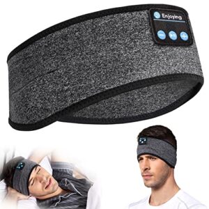 Sleep Headband, Enjoying Wireless Sleep Earbuds Noise Cancelling Headband Bluetooth Headphones with Thin Speakers, Sleep Headphones for Sleep,Workout,Yoga,Travel,Insomnia,Leisure