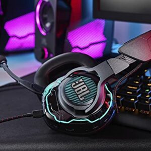 JBL Quantum ONE - Over-Ear Performance Gaming Headset with Active Noise Cancelling - Black (Renewed)