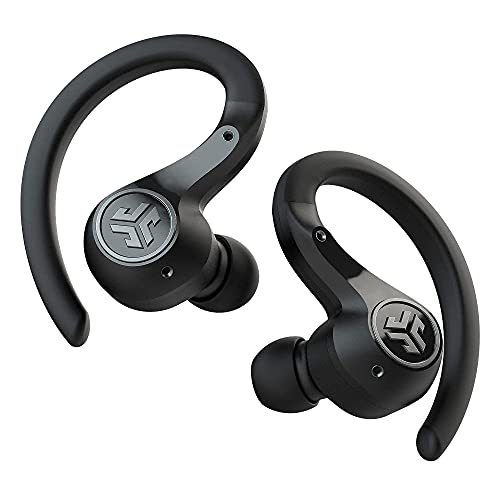 JLab Epic Air Sport ANC True Wireless Bluetooth 5 Earbuds | Headphones for Working Out | IP66 Sweatproof | 15-Hour Battery Life, 55-Hour Charging Case + Cloud Foam Mnemonic Earbud Tips