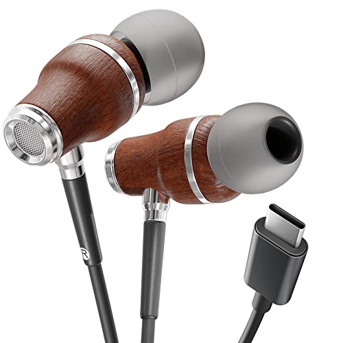 Symphonized USB C Headphones with Microphone - USB C Earbuds Wired, Earbuds USB C, Headphone Wired, Type C Headphone, USBC Headphones, USB-C Headphones, USBC Earbuds, Type C Earbuds, USB C Earphones