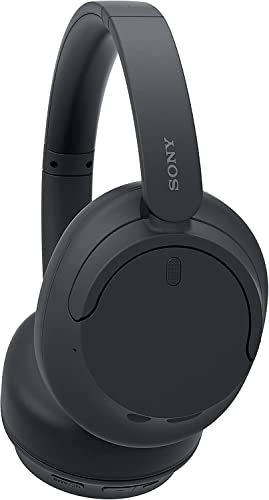 Sony Wireless Noise Cancelling Headphones - Over The Ear Bluetooth Headset with Mic for Phone-Call – Black + NeeGo 3.5mm Headphone Extension Cable, 10ft