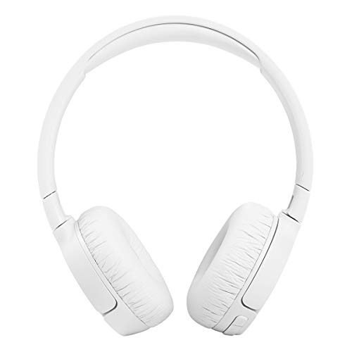 JBL Tune 660NC: Wireless On-Ear Headphones with Active Noise Cancellation - White