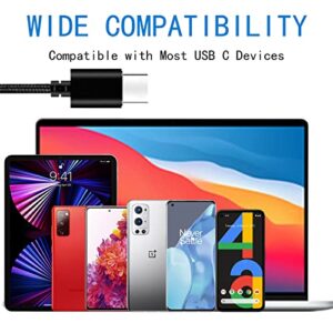 USB C Headphones for Samsung S21 S21 FE S20 Note 20 S22 Earbuds HiFi Stereo Earphones with Mic and Volume Control in-Ear Wired Earbuds Noise Cancelling Headsets for Pixel 4 3 2 OnePlus 9 Pro 8T 8 7