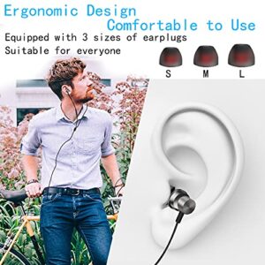 USB C Headphones for Samsung S21 S21 FE S20 Note 20 S22 Earbuds HiFi Stereo Earphones with Mic and Volume Control in-Ear Wired Earbuds Noise Cancelling Headsets for Pixel 4 3 2 OnePlus 9 Pro 8T 8 7