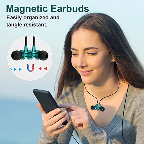 USB C Earphone for Google Pixel 7 Pro 6 6A,Type C Headphones in Ear Wired Earbuds Magnetic Noise Canceling Headset Microphone for iPad 10 Pro Samsung Galaxy S23 S22 Ultra S21 FE S20 Oneplus 10T Green