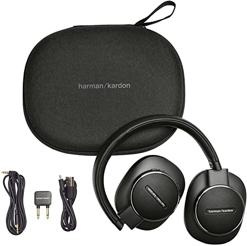 Harman Kardon Fly ANC Wireless Bluetooth Over-Ear Headphones with Active Noise Cancelling - Google Voice Assistant - Alexa Built-in (Retail Packaging)