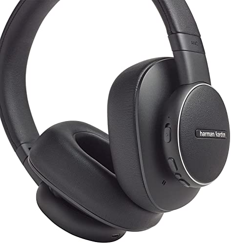 Harman Kardon Fly ANC Wireless Bluetooth Over-Ear Headphones with Active Noise Cancelling - Google Voice Assistant - Alexa Built-in (Retail Packaging)