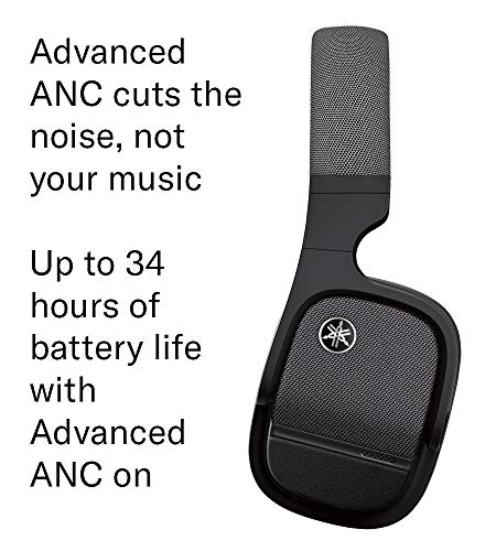 Yamaha YH-L700A Wireless Headphones with 3D Sound – Over-Ear, Listening Optimizer, Advanced ANC Active Noise-Cancelling, Bluetooth 5 with aptX Adaptive, Black