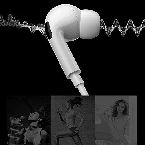 USB C Headphones HiFi Stereo USB Type C Earbuds in Ear Earphones Headset with Mic and Volume Control Compatible with Samsung Galaxy Google Pixel OnePlus 6T and More Type C Port Models